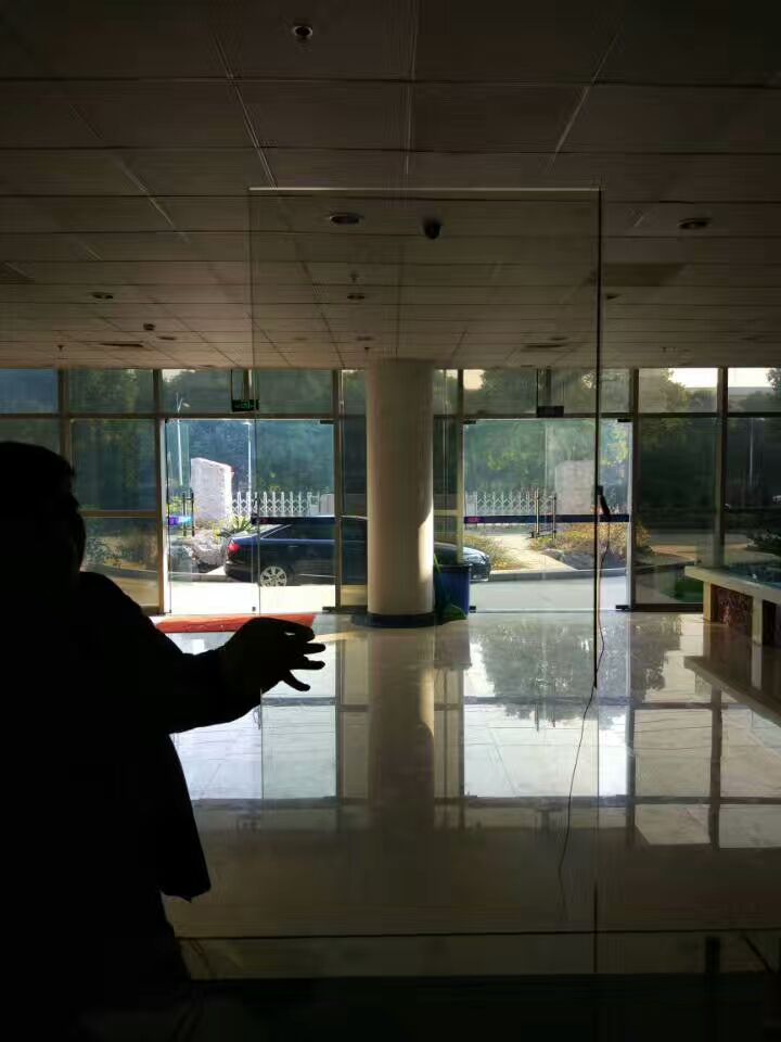 Smart Glass Power On Pdlc Film Electric Film Smart Glass