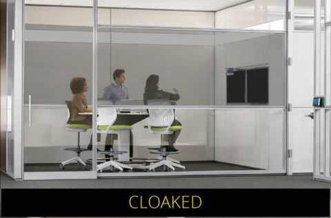 Privacy Cloaking Film Installation - PDLC Film, Smart Film,Smart Glass